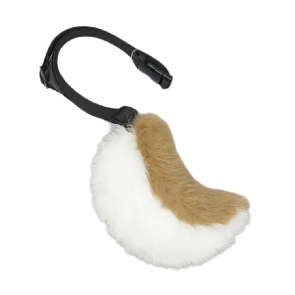 Плюшевый хвост-Кроличий хвост верблюжьего цвета