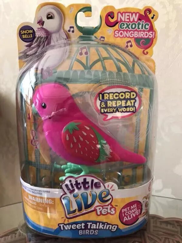 Little Live Pets Птичка, черепаха Интерактивные игрушки, для детей