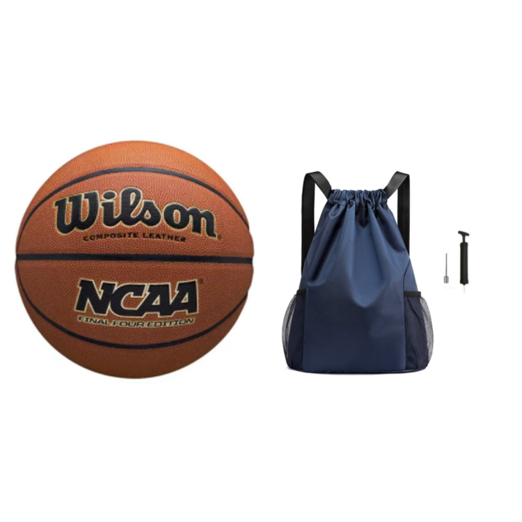 Баскетбольный мяч унисекс Wilson NCAA Collection WTB1233IB07CN, коричневый, размер 7, PU, для тренировок, CN