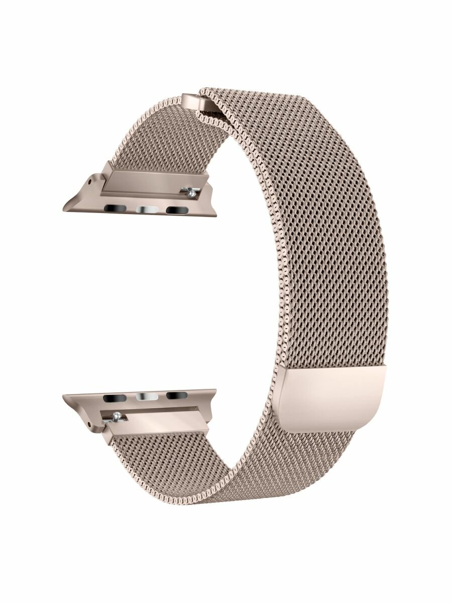 Ремешок для Apple Watch 40/41/42 mm Caweon из нержавеющей стали DSG-22-38-RTGD Gold