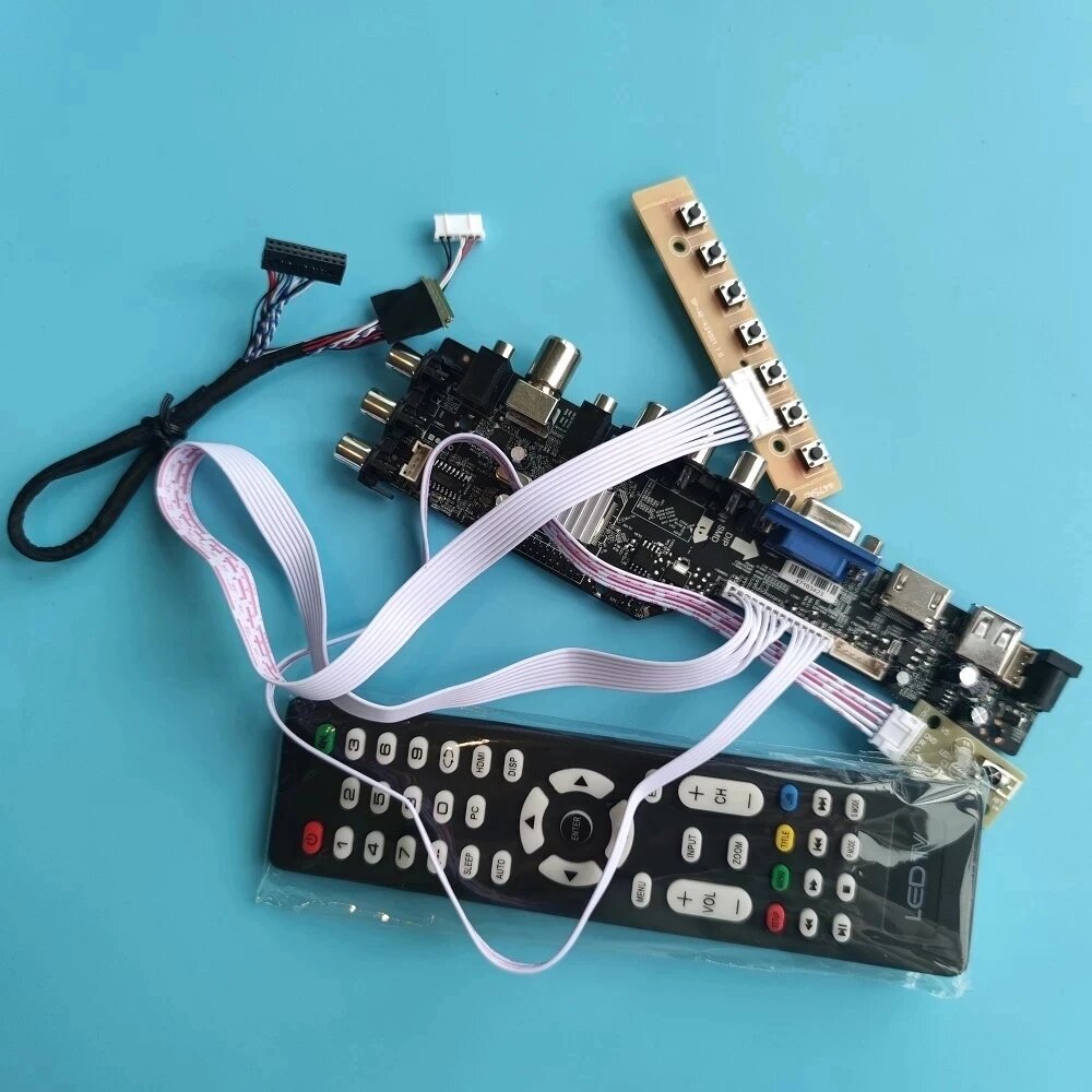 Комплект ТВ-монитора DVB-T2/T DVB-C 3663 HB140WX1-400