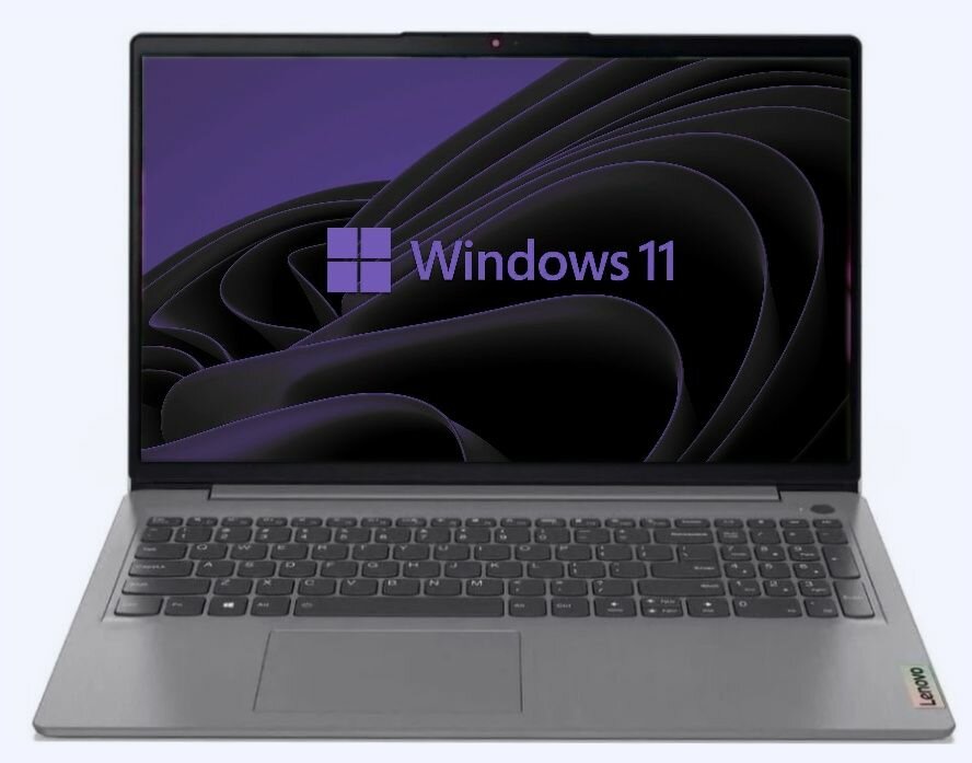 Ноутбук Lenovo Intel Core i3 3,4ГГц 2 ядер. 15' 1920x1080 Intel UHD Graphics Windows 11 Pro Русская раскладка