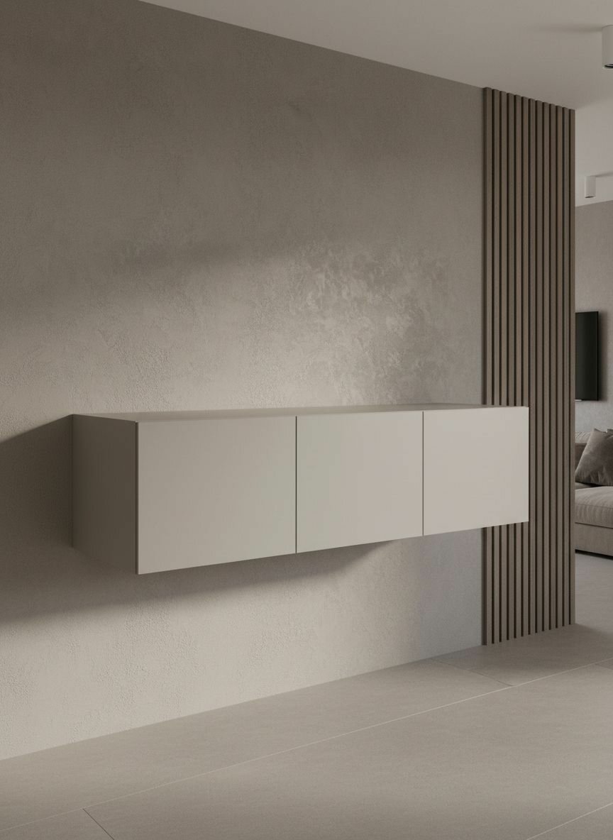 ARNIKA Антресоль на шкаф Мадрид 150х40х52 см, без зеркала, цвет кашемир
