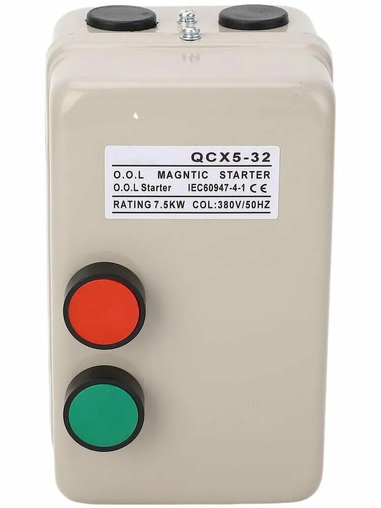 Магнитный пускатель электродвигателя 7,5 кВт 3 л. с. 3 фазы 380 В 20-32 А