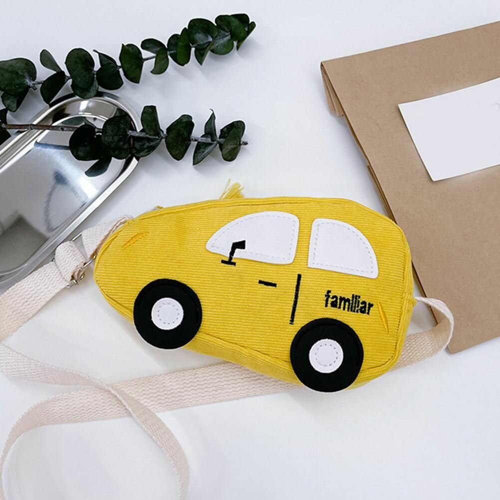 Сумка для девочки, подростковая детская, Симпатичный дизайн маленькой машинки