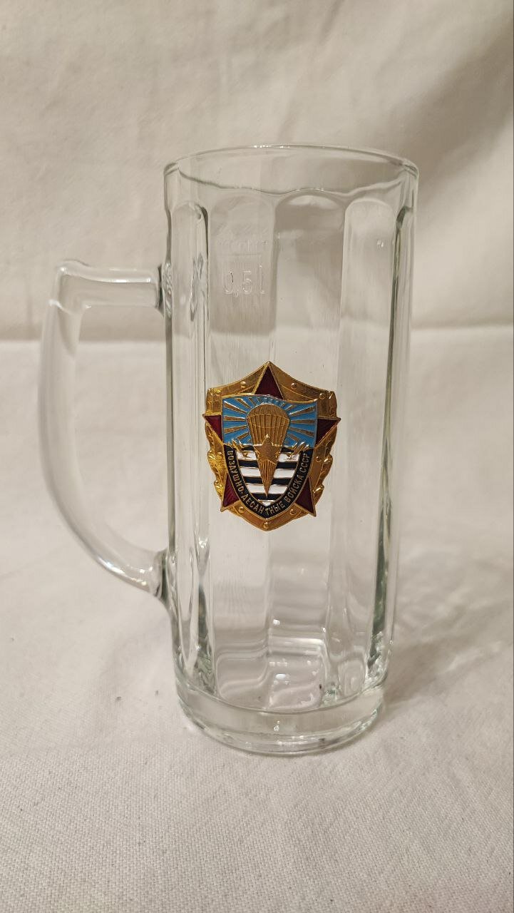 Пивной бокал подарочный "ВДВ СССР", 500мл