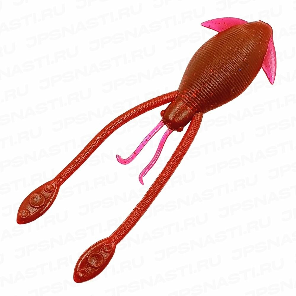 Силиконовые приманки Eleven Lures Squidward 2.8, 10 шт, #LOX
