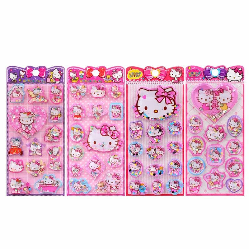 Светящиеся 3D наклейки Hello Kitty Sanrio