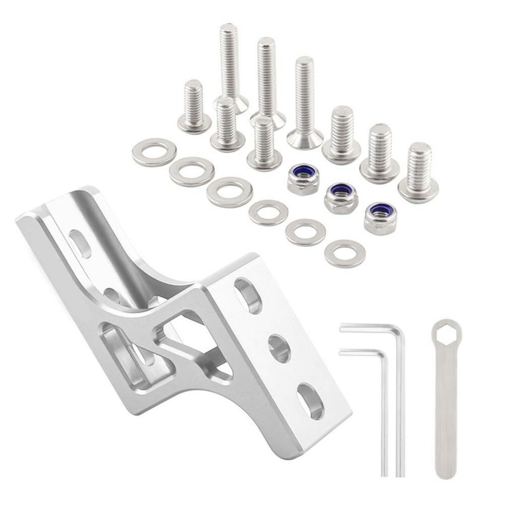 Крепление для фары на руль велосипеда, серебро