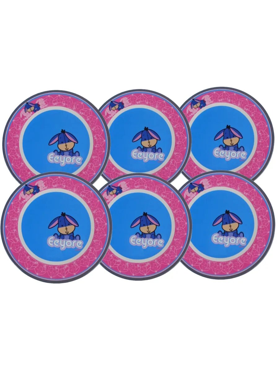 Тарелка детская пластиковая Zak набор 6 штук