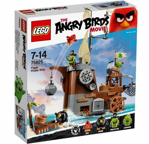 Lego 75825 Angry Birds Пиратский корабль Свинок