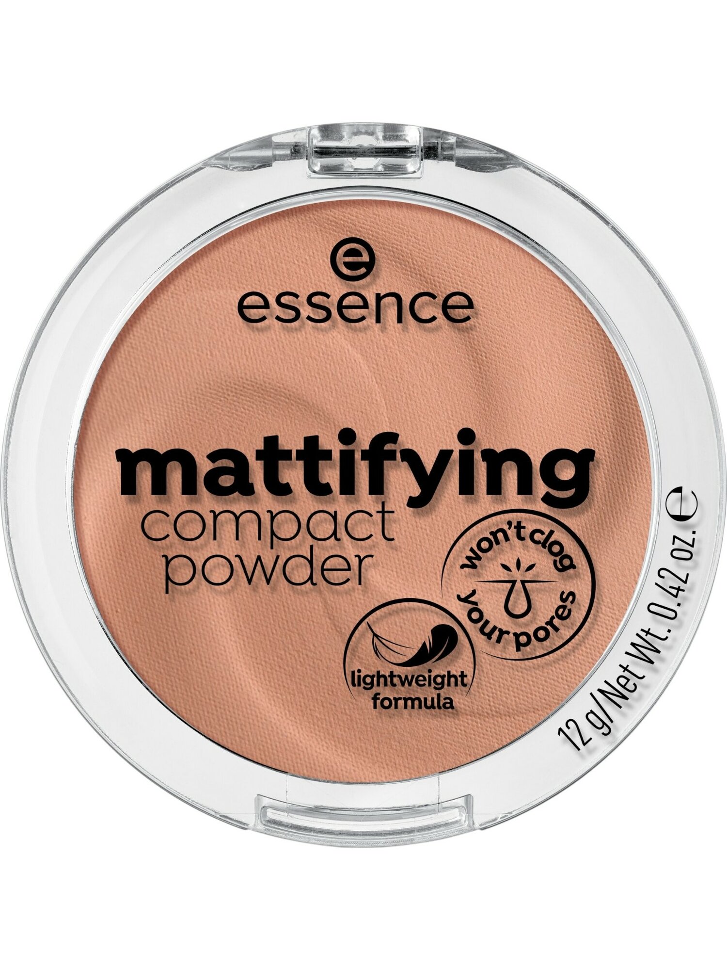 Пудра матирующая Essence Mattifying compact powder, тон: 02 soft beige, 12г