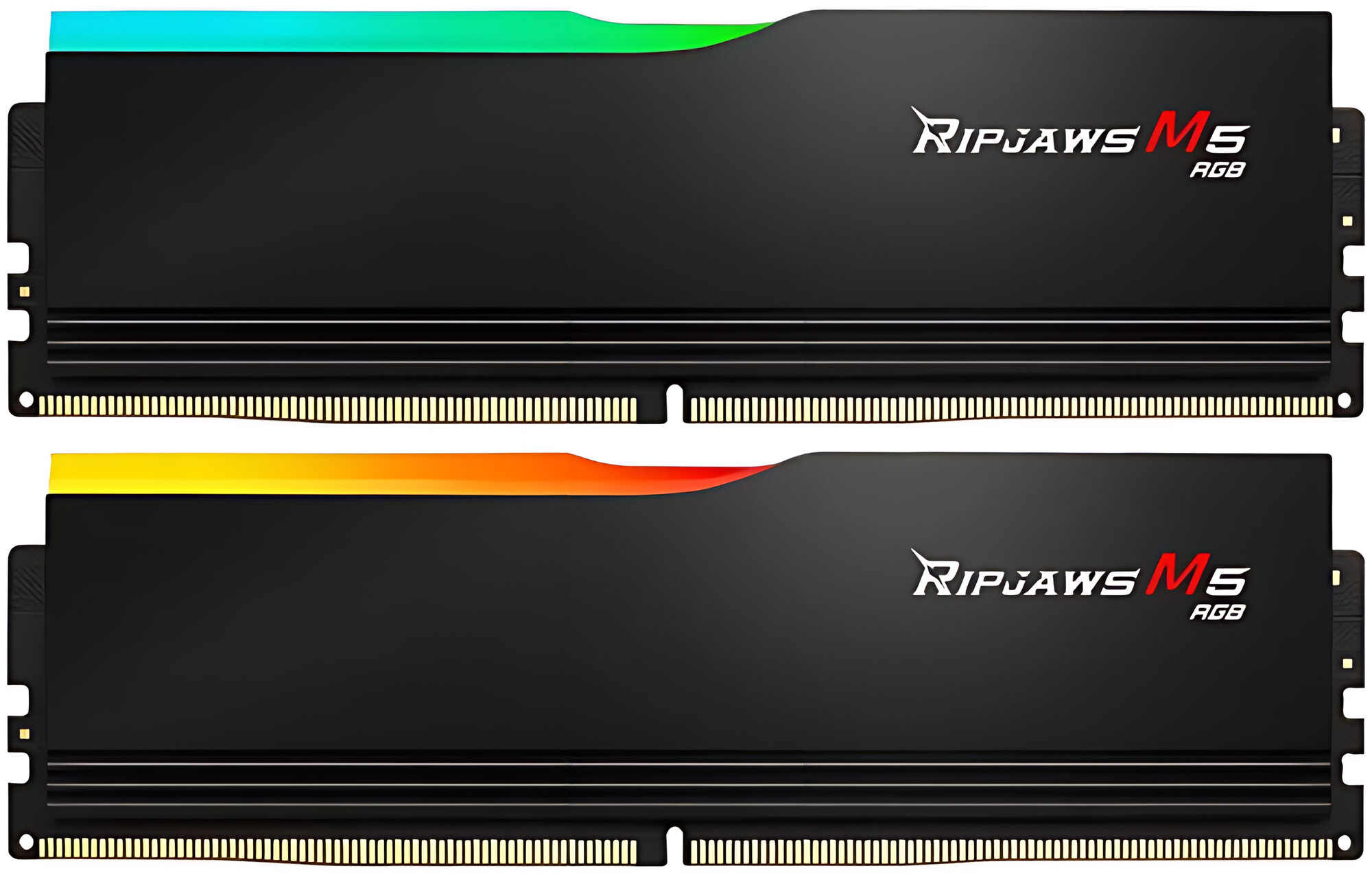 Модуль памяти DIMM DDR5 64Gb, 6000Mhz, 2x32Gb, G.Skill Ripjaws M5 Neo RGB Black (F5-6000J3636F32GX2-RM5NRK)