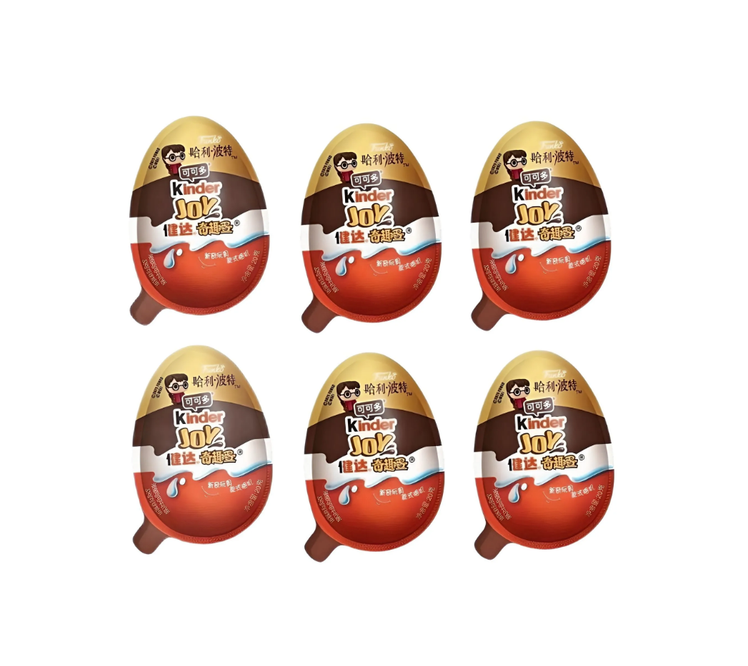 Шоколадное яйцо, Kinder Joy Funko Harry Potter, (6 шт. х 20 гр.)