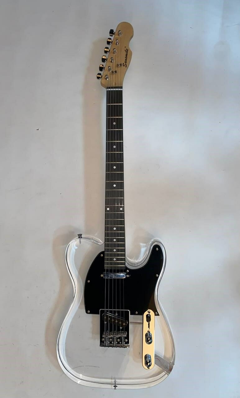 Sunsmile SAC-TLA Электрогитара, прозрачная