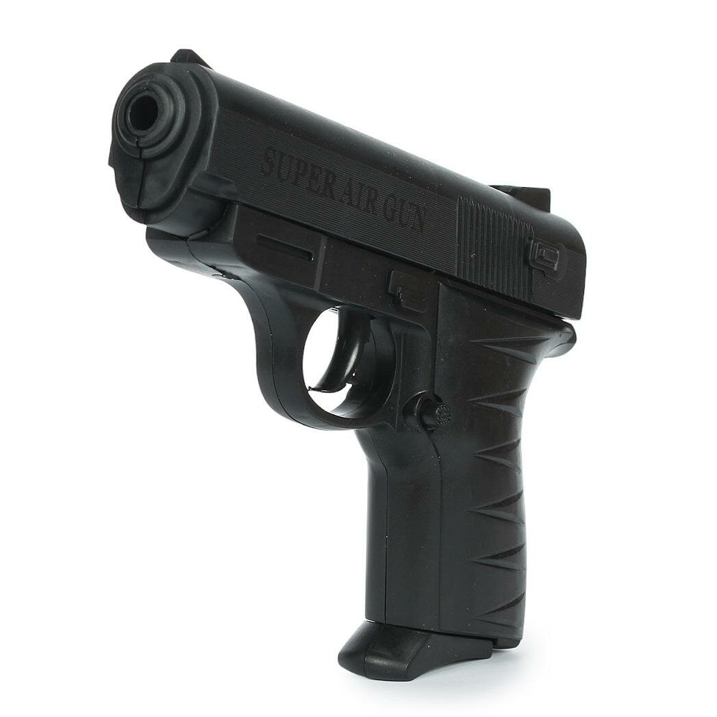 Игрушечный детский пистолет 15см, безопасный пластик, для детей от 3 лет