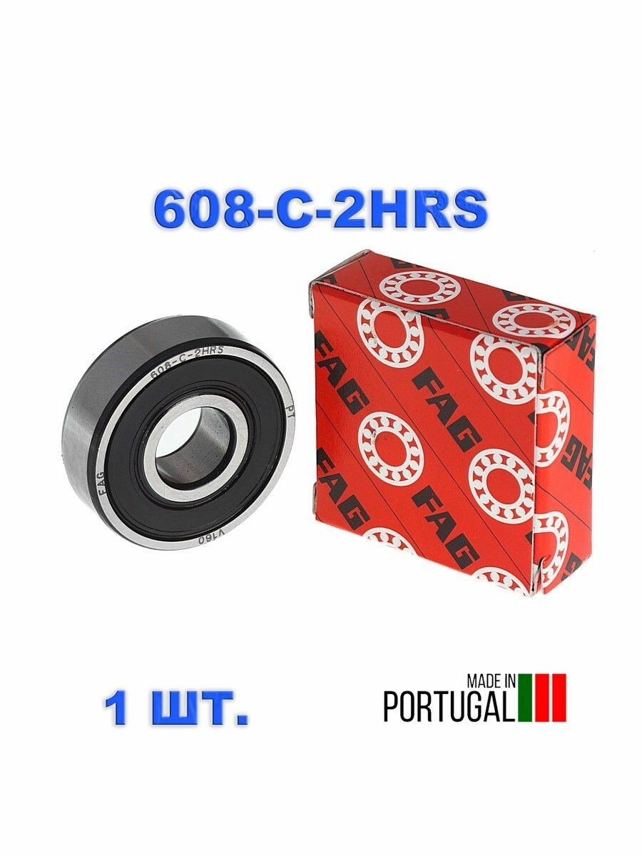 Подшипник 608-2RS / 180018 (8*22*7 мм) FAG Португалия