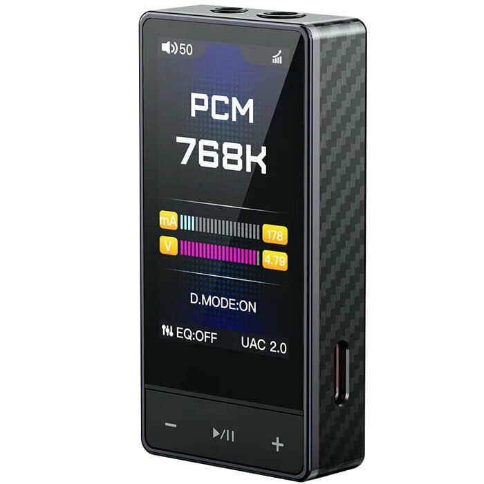 ЦАП усилитель для наушников FiiO QX13(f3011Q) HI-FI портативный - черный
