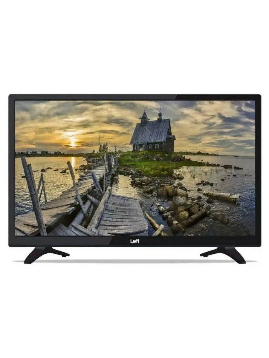 24" Телевизор Leff 24F260T Black