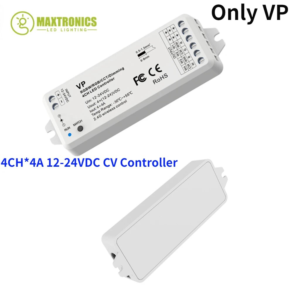 Maxtronics SAGE LU MEI 4-канальный беспроводной диммер 15А Белый, Only VP