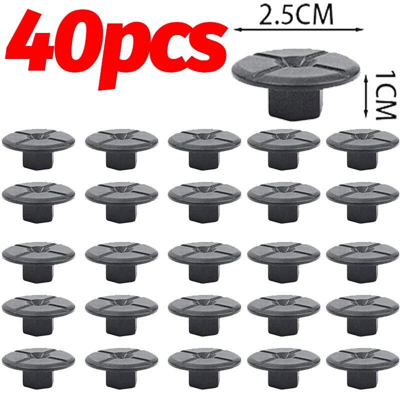 Пластиковая распорная гайка-клипса 51711958025 для BMW, Mercedes-Benz: крепление бампера, 40pcs