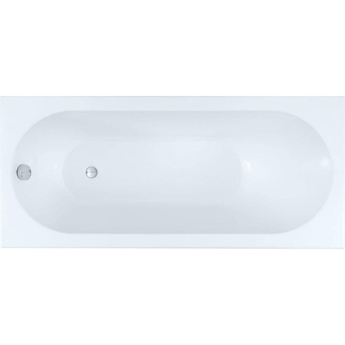Ванна акриловая Aquanet (Акванет) Lotos 170x75 см (с каркасом) 00311882, белый