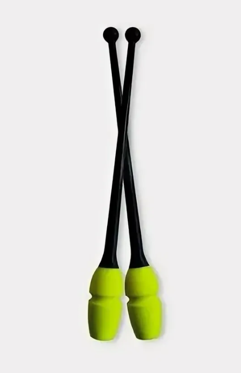 Булавы сборные PASTORELLI модель MASHA 45.2 см стандарт 2-х цв. Черно-желтые 02901