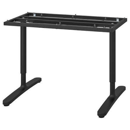 Подстолье Для столешницы, черный 120×80 СМ IKEA BEKANT бекант 504.327.99