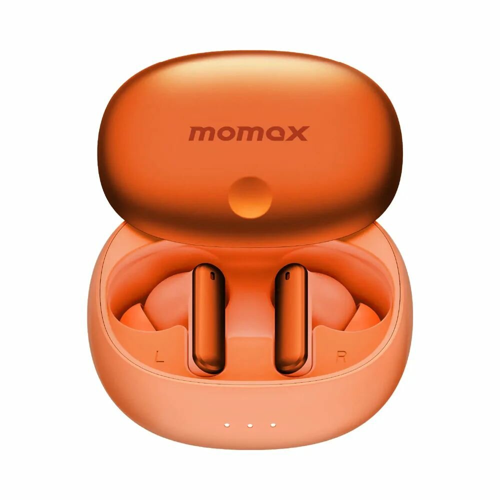 Беспроводные наушники с активным шумоподавлением Momax 1-Vibe Lite - Orange