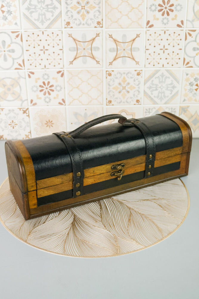 Подарочный сундук для бутылки бригантина, 36 см, Goodwill K10205