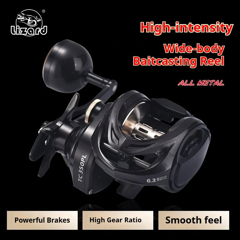 Lizard Троллинговая катушка для морской рыбалки Правая рука