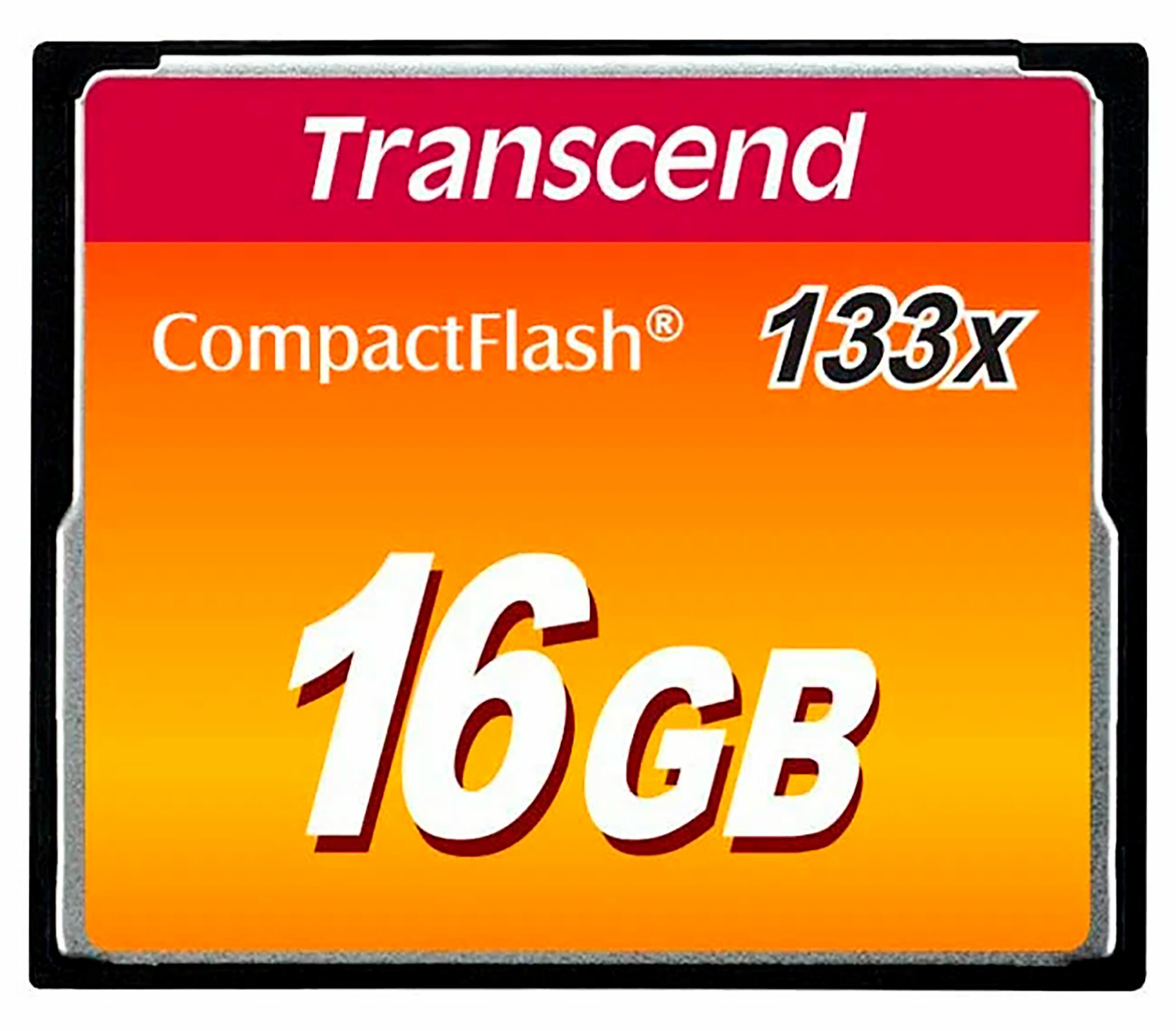 Карта памяти Transcend CompactFlash 16GB 133x Ultra Speed, 20/50 Mb/s