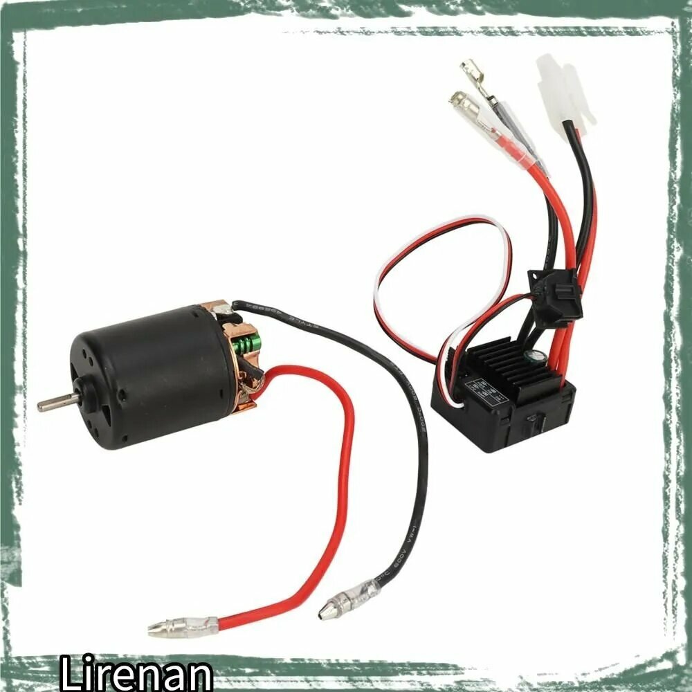 RC Brushed Motor ESC, Максимальная эффективность и стабильный запуск, для радиоуправляемых автомобилей 1/14 1/10
