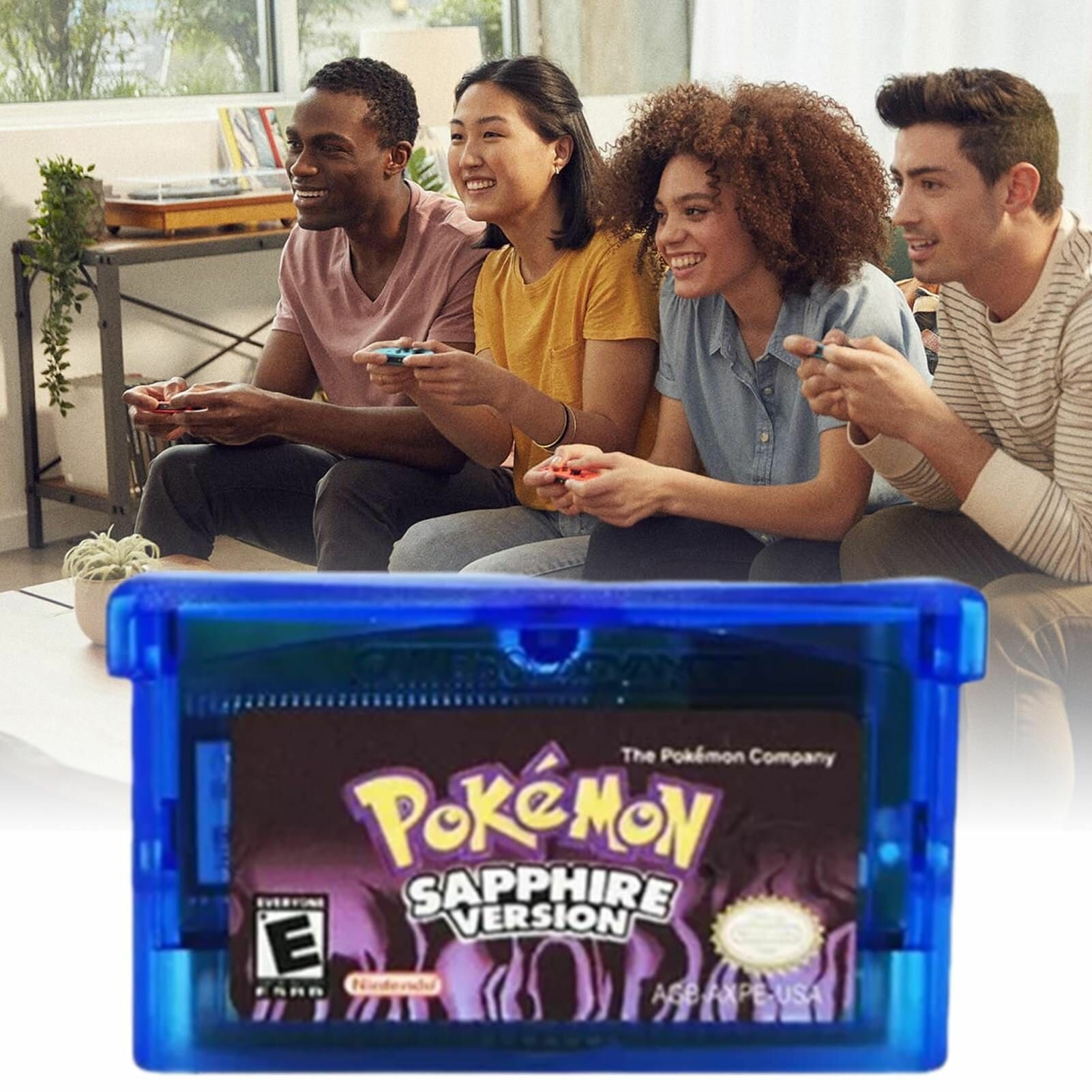 Игровой картридж Сапфировый покемон / Pokemon Sapphire GBA