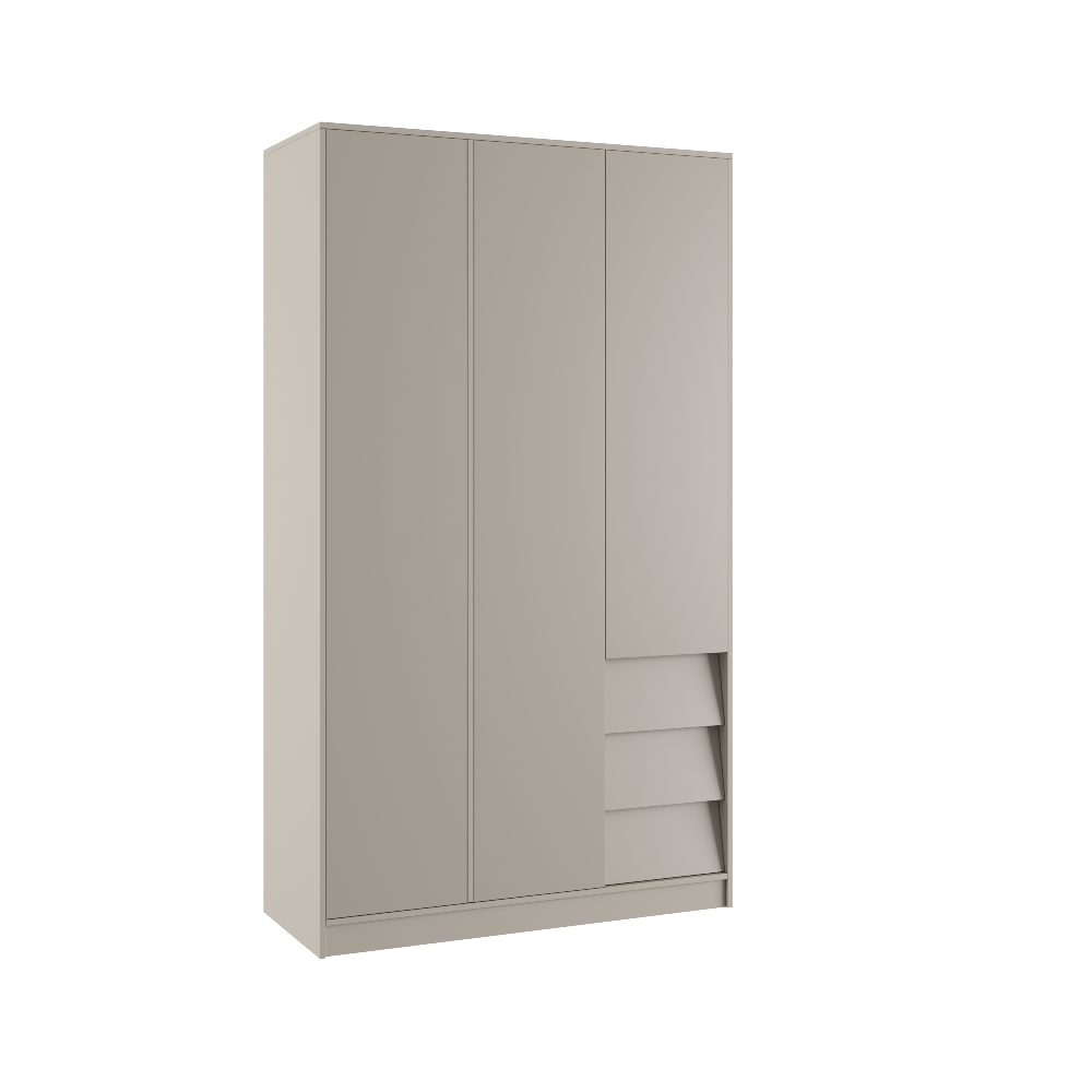 Шкаф 3-х створчатый "Ева", 210 см, кашемир