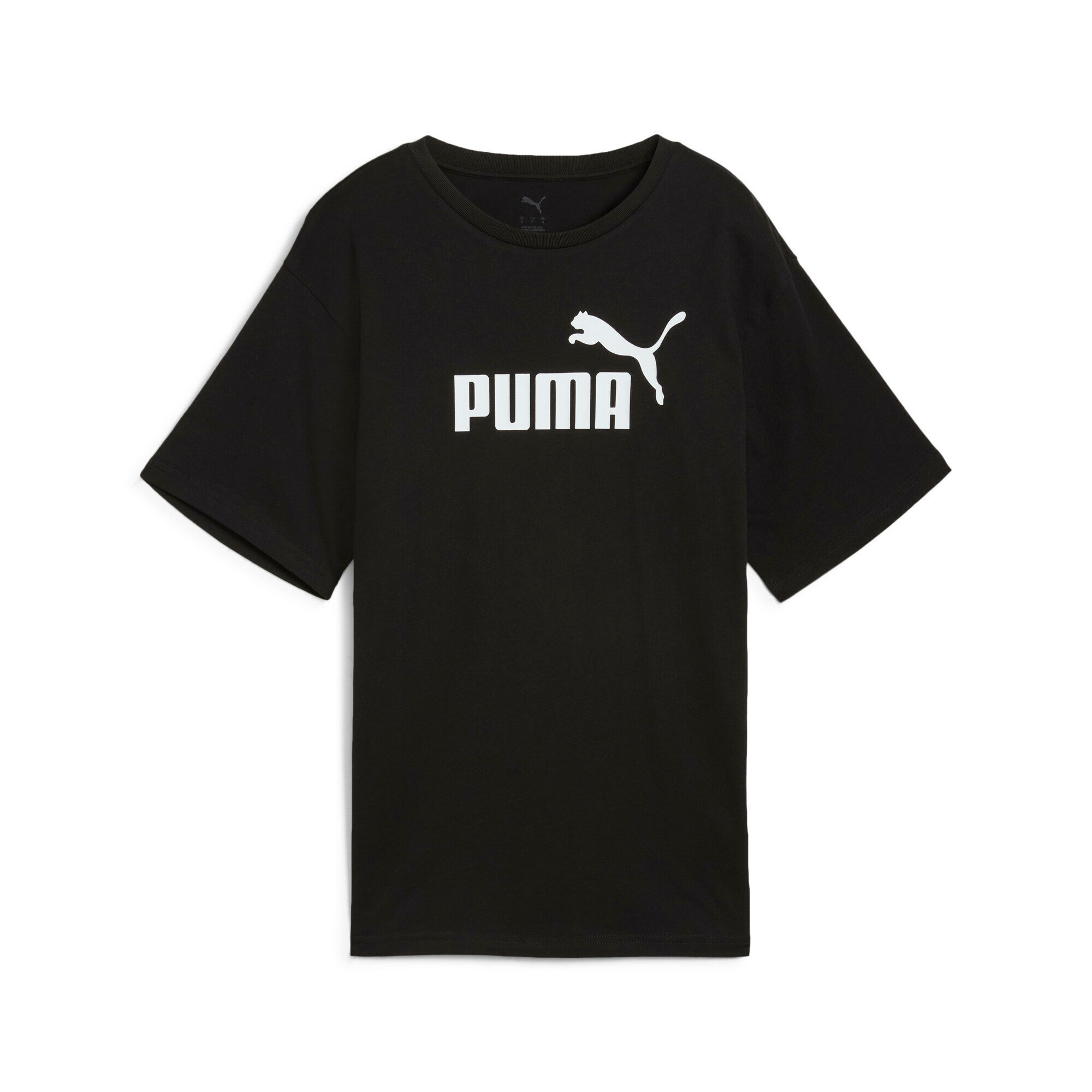 Футболка PUMA ESS No. 1 Logo Relaxed Tee, размер S, черный