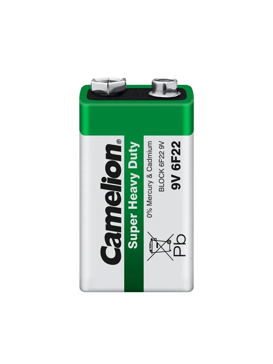 Батарейка солевая Camelion Super Heavy Camelion 6F22-SP1G