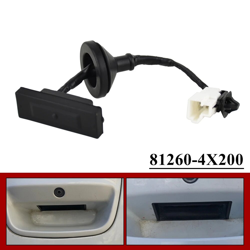 Дверная ручка 5P для Kia Rio 2012-2017 л-GAMMA Sedan - 5 дверей, кнопка выключения замка багажника 81260-4X200