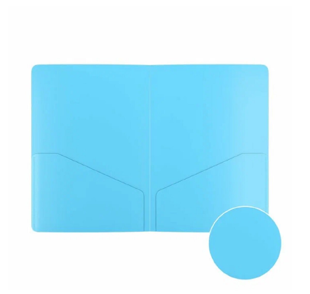 Папка-уголок ErichKrause "Diagonal Pastel", A4, 180мкм, с 2 карманами, пластик, ассорти 1 шт