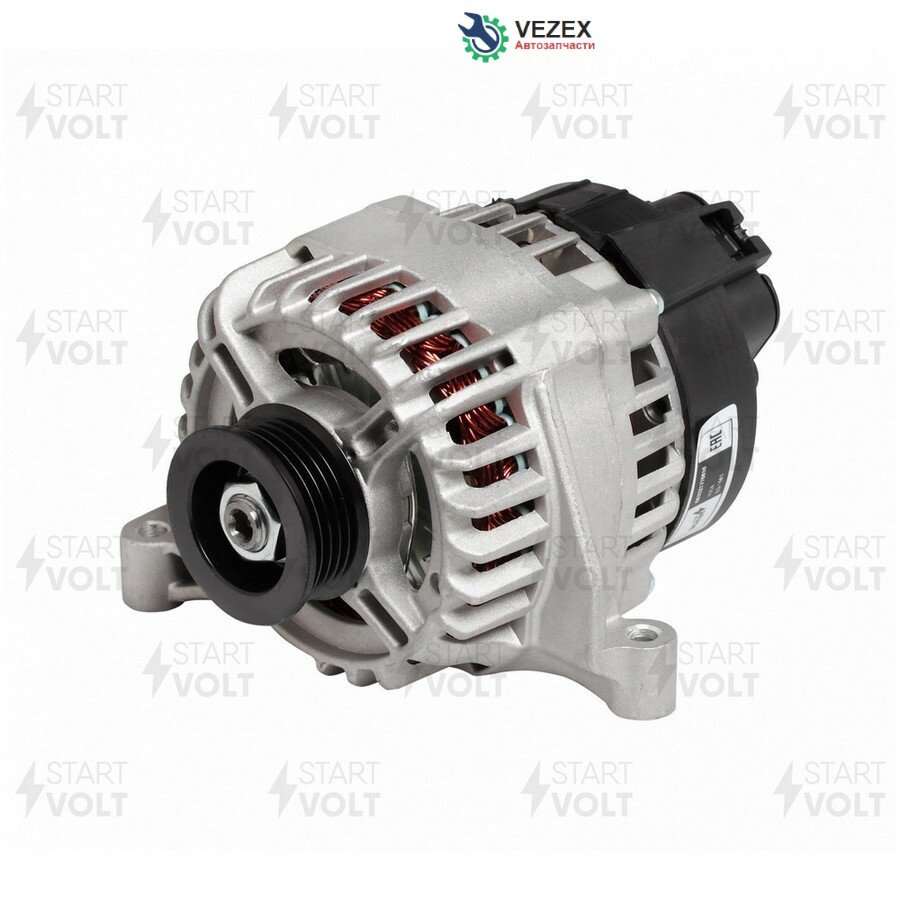 STARTVOLT LG1661 Генератор Fiat Albea (02-)/500 (07-)/Doblo (01-) 1.4i 105A