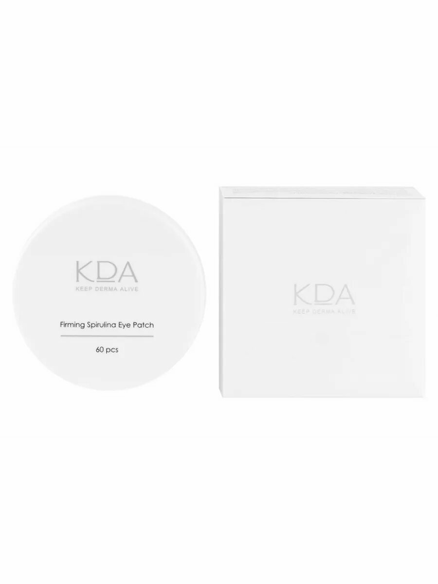КДА Патчи для области глаз со Спирулиной, патчи для кожи вок