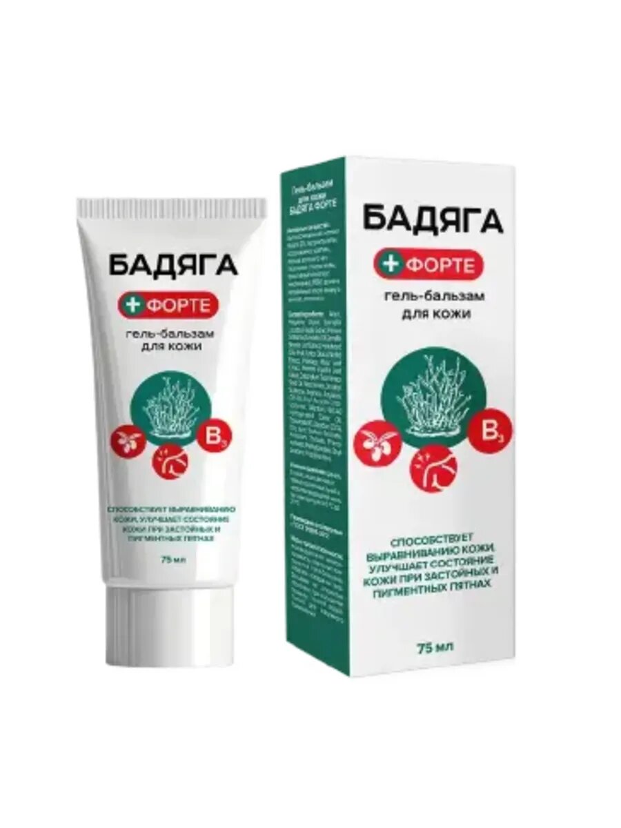 Бадяга форте, гель-бальзам, 75 мл, 1шт.