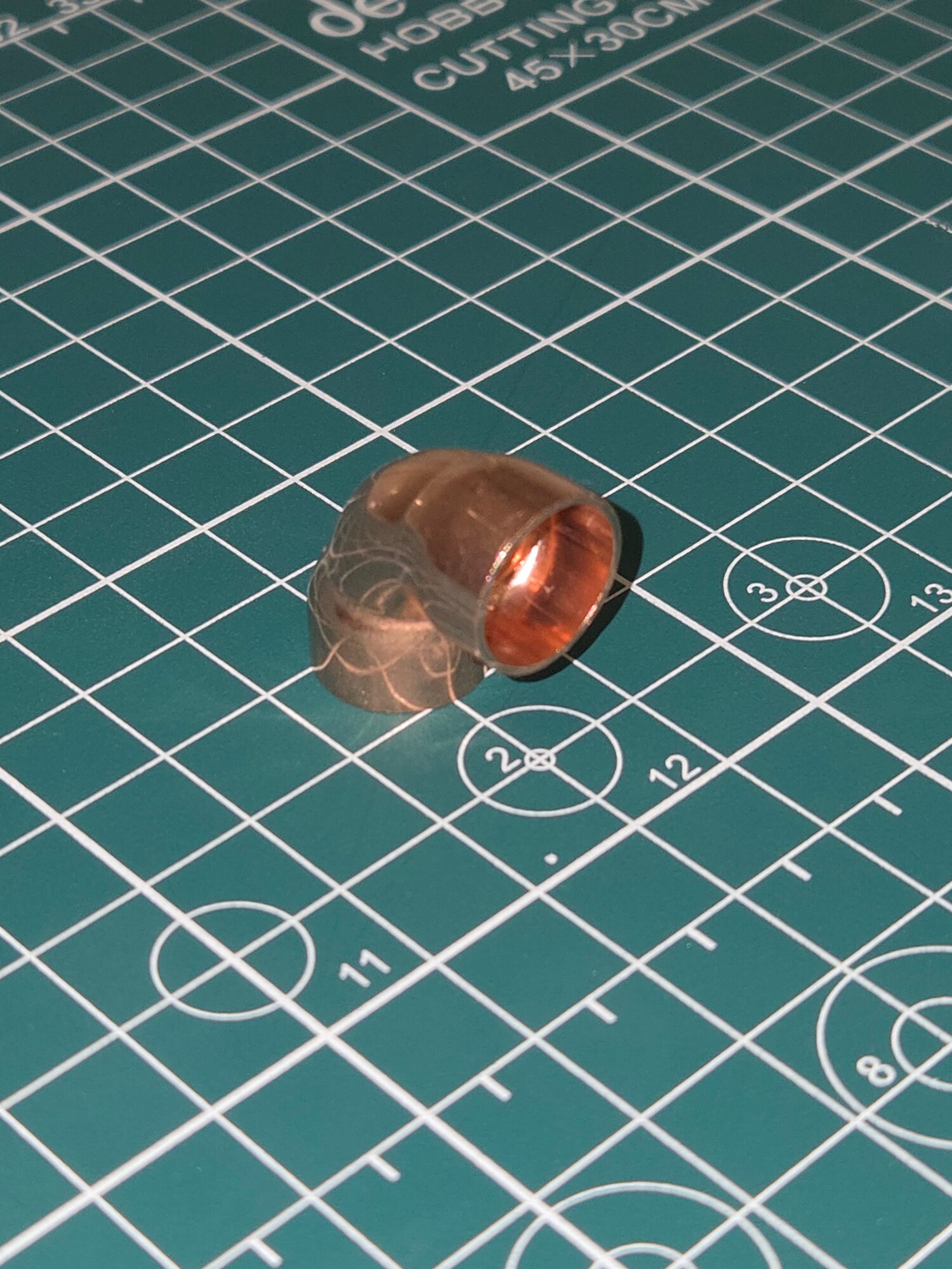 Угол медный под пайку 1/2" (12.7 мм)