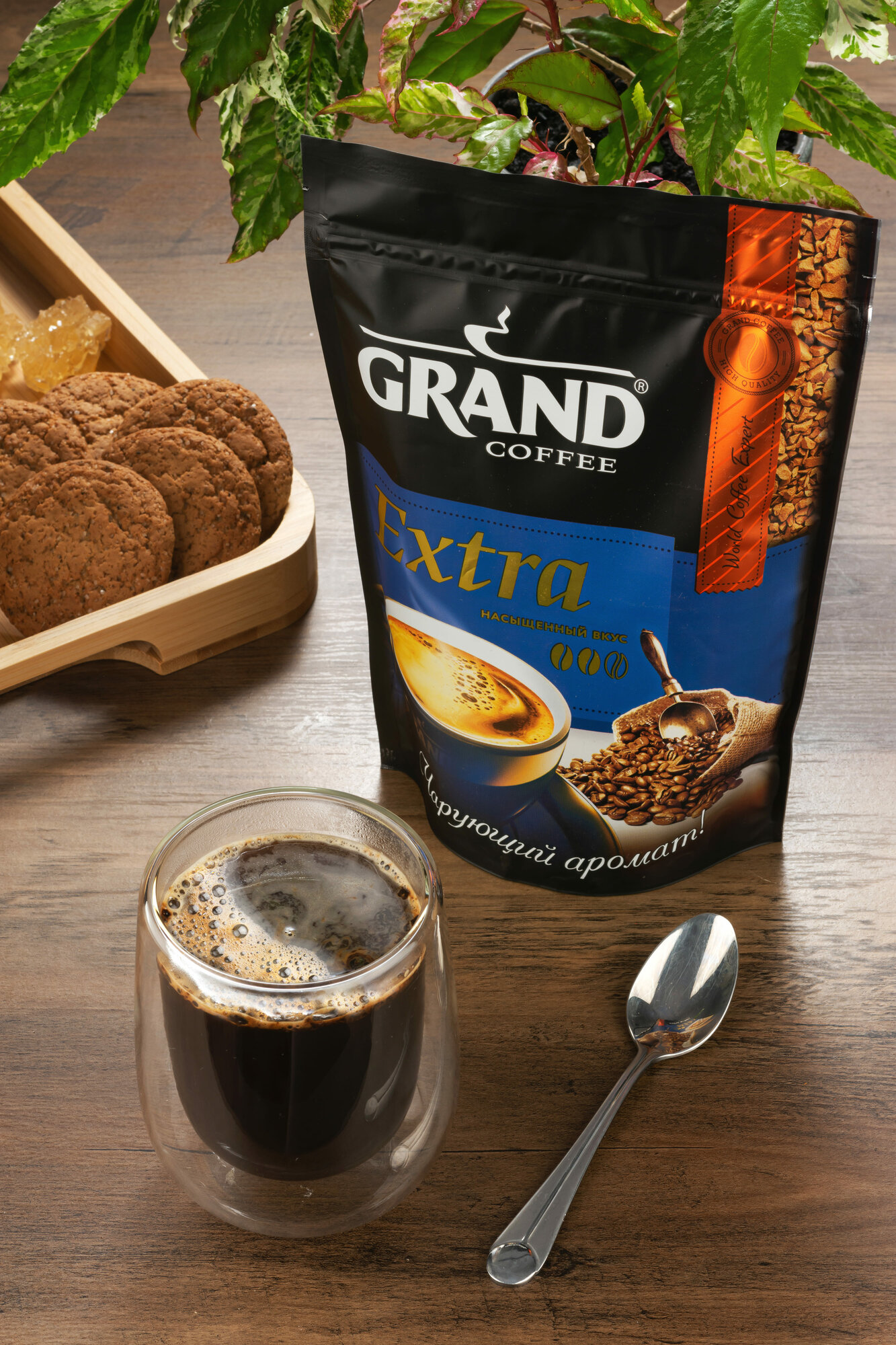 Гранд кофе растворимый "Экстра", 6 шт по 175г