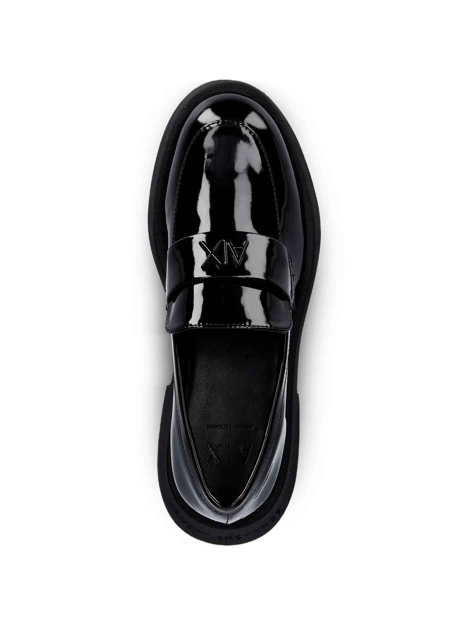 Лоферы Armani Exchange Logo-plaque loafers, размер 40 — фото 1