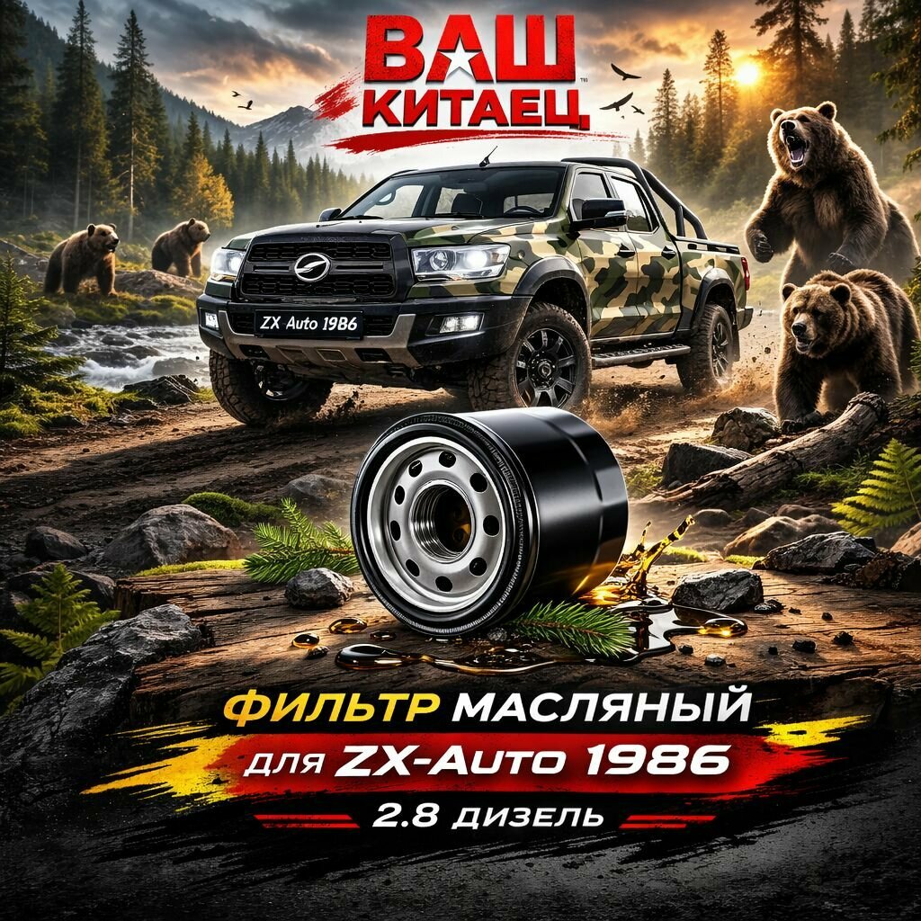 Фильтр масляный ZX Auto 1986 (Terralord) 2.8 дизель
