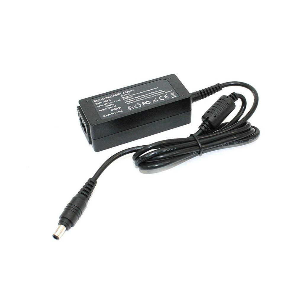 Блок питания для монитора и телевизора LCD 12V 3A 36W 5.0x3.0mm (1233653) черный OEM