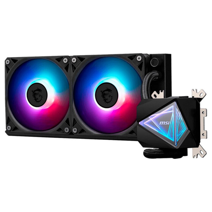 306-7ZW7E11-C24 / Система водяного охлаждения MSI Mag Coreliquid I240, 4-pin, RGB, черный