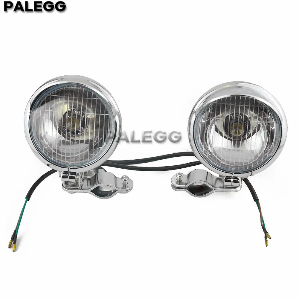ABS противотуманные фары для Kawasaki Vulcan VN 800 900 1600 1700/Honda Shadow Ace Spirit VT750 VT1100 VTX 1300 C