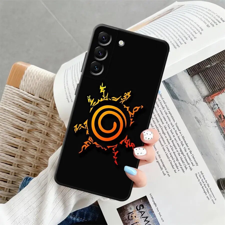 Чехол Naruto Galaxy A56, черный, Mix01